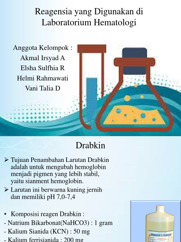 Reagensia Yang Digunakan Di Laboratorium Hematologi-1 | PDF