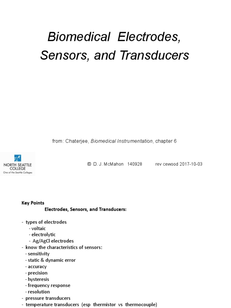 Electrodes & Sensors 2017-10-03 Complete | PDF | Thermocouple ...