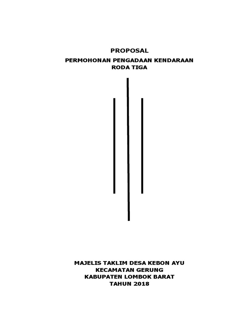 PROPOSAL RODA 3 (Majeis Taklim Kebon Ayu) | PDF