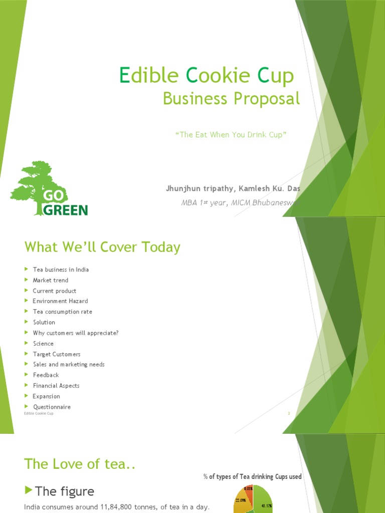Business Plan On Edible Cookie Cup | PDF | Revenue | Taxes