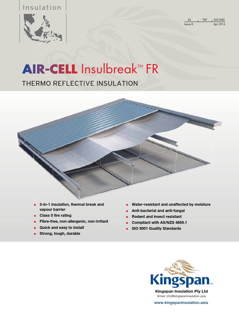 TDS Kingspan AIR-CELL Insulbreak-FR | PDF | Building Insulation | Building