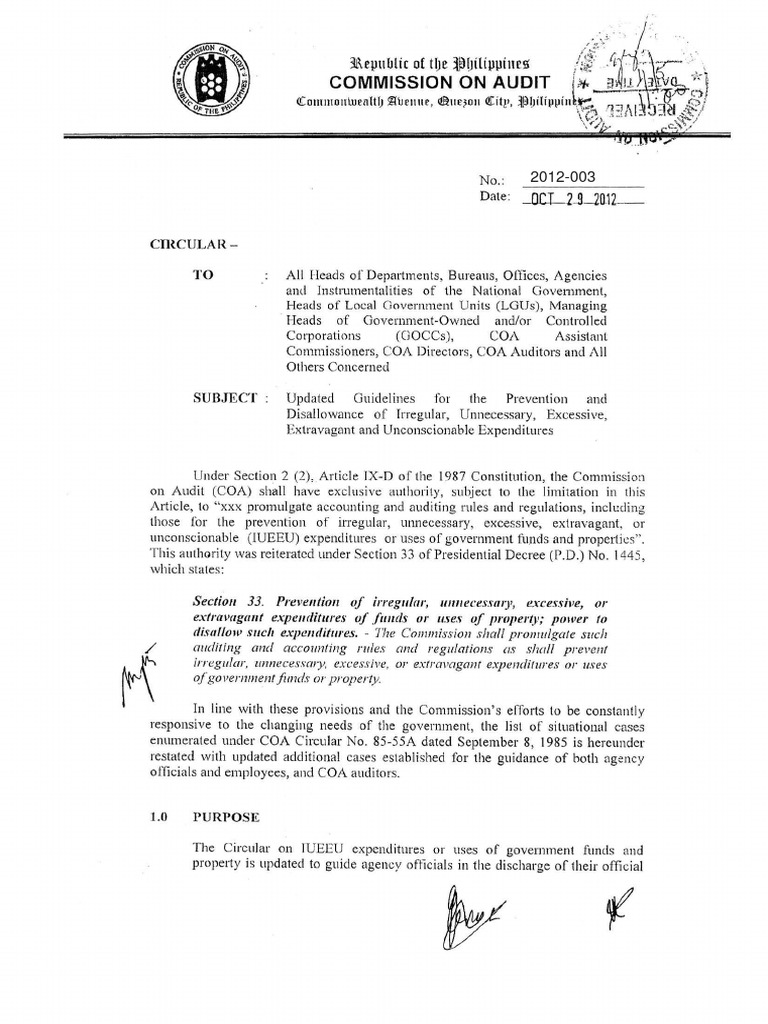 Coa - C2012-003 Iueeu | PDF