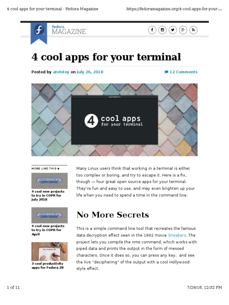 Fedora Tools | PDF | Fedora (Operating System) | World Wide Web