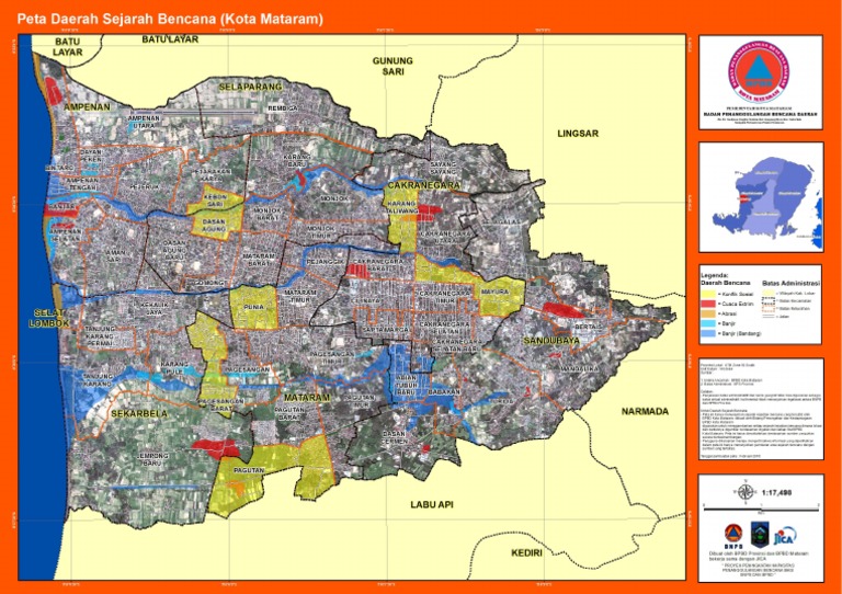 Peta Kota Mataram | PDF
