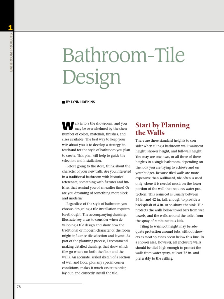 Tiling 071326 PDF | PDF | Countertop | Tile