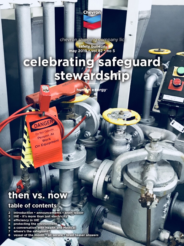 Celebrating Safety: Chevron Shipping Company Bulletin Highlights ...