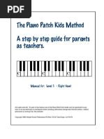 Piano Lesson 1 For Kids | PDF