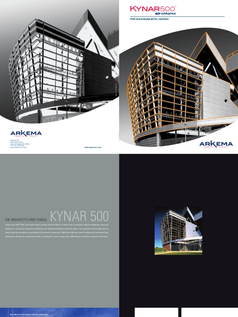 Kynar 500 PVDF Resin Based Metal Coatings | PDF | Paint | Green Building