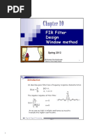 Discrete-Time Filter Design by Windowing: Quote of The Day | PDF ...