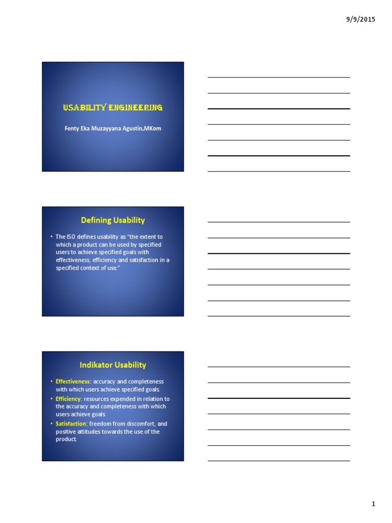 w2 Usability Engineering | PDF | Usability | Information Technology