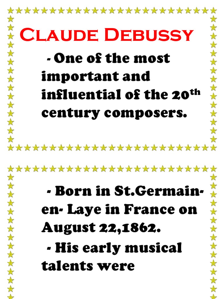 Claude Debussy Work | PDF | Art | Poetry