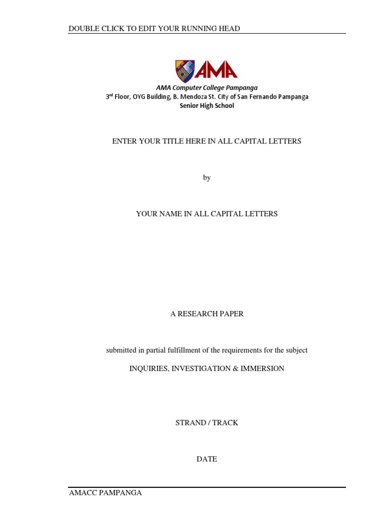 Grade 12 Thesis Template | Download Free PDF | Hypothesis ...