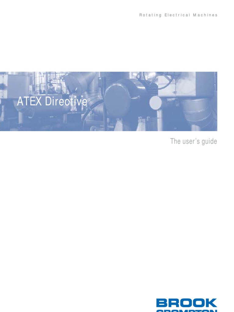 ATEX Directives User's Guide | PDF | Safety | Energy And Resource