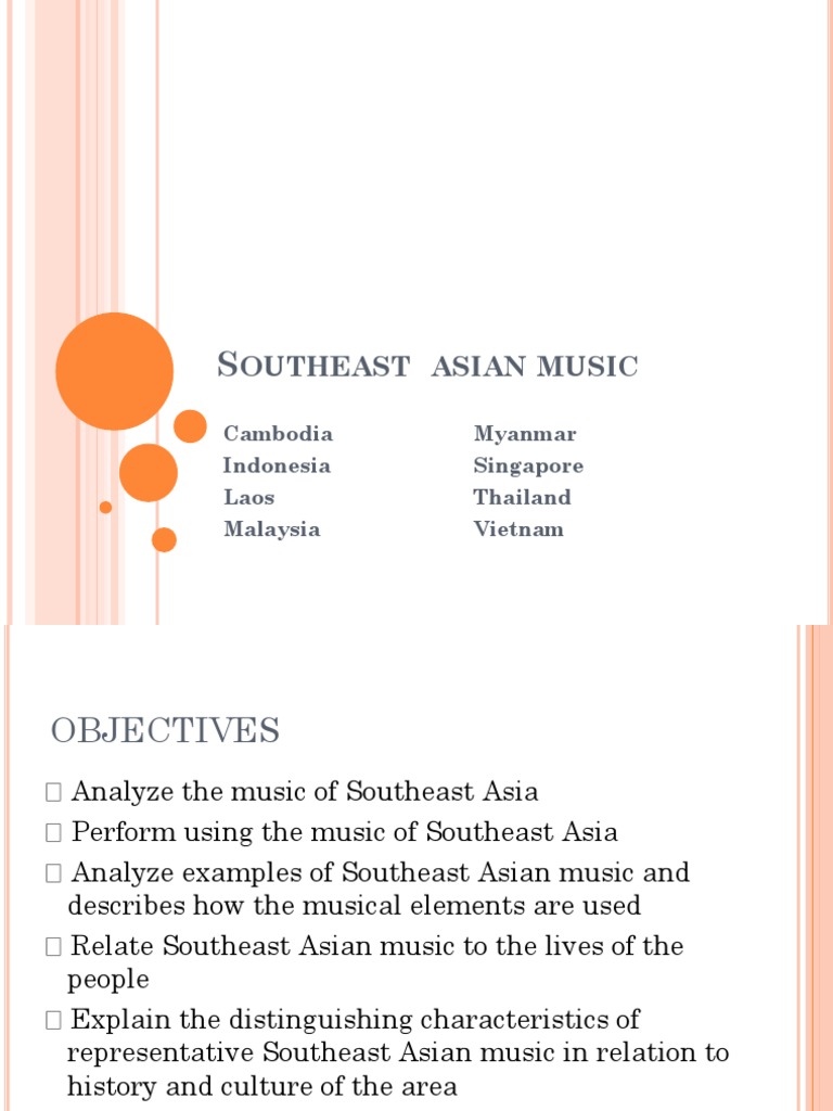 Outheast Asian Music: Cambodia Myanmar Indonesia Singapore Laos ...