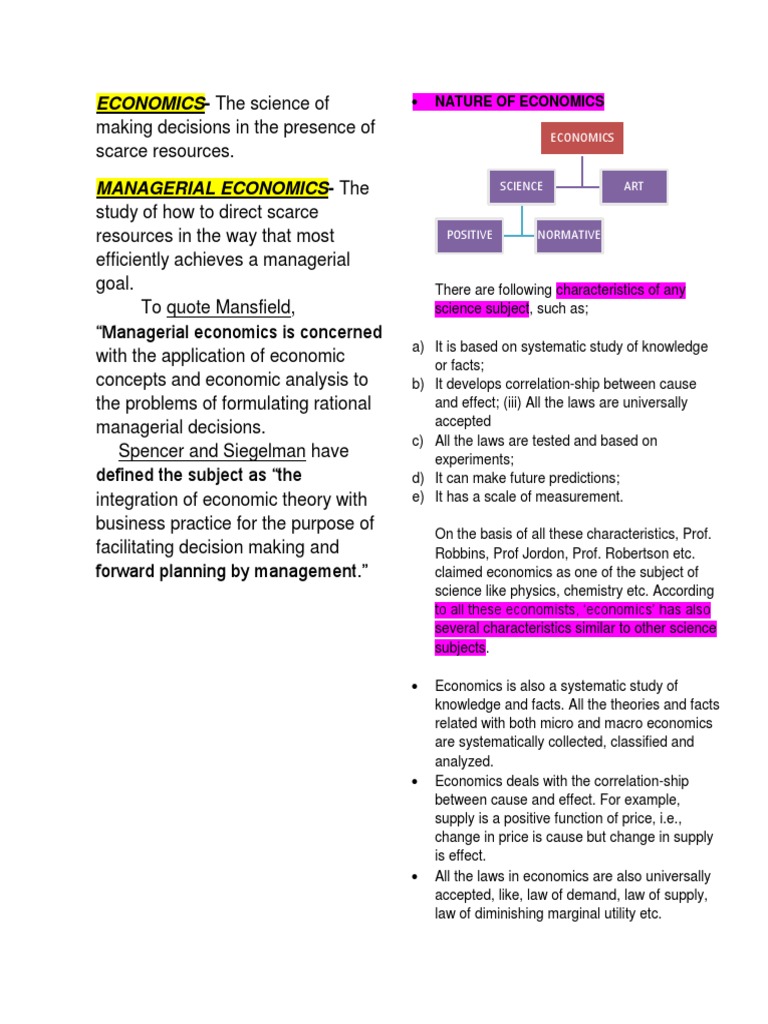ECONOMICS-The Science of | PDF | Economic Model | Microeconomics