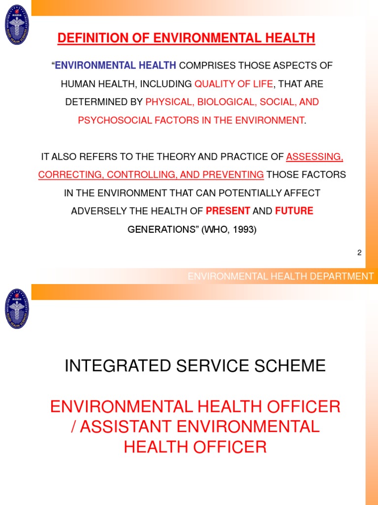 L3 Role of EHO and AEHO in Malaysia | PDF | Public Health | Drinking Water
