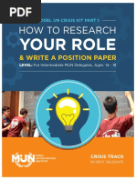 MUN Delegate Handbook | PDF | United Nations | International Relations