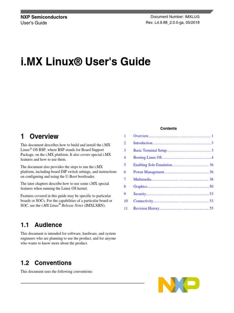 I.mx Linux User's Guide | PDF | Booting | Operating System