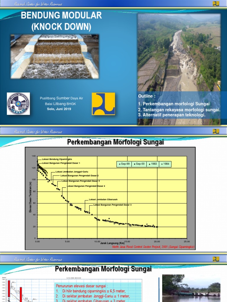 Bendung Modular: Solusi Sungai Berubah | PDF