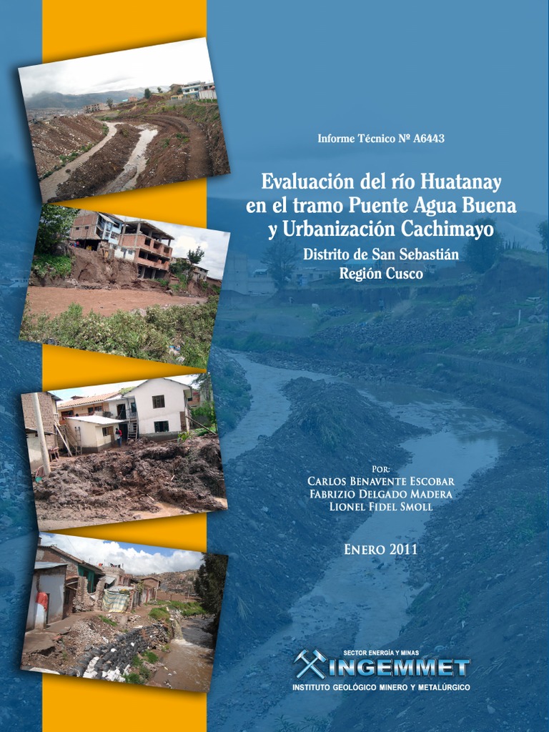 A6443-Evaluacion Rio Huatanay San Sebastían | PDF | Control de ...