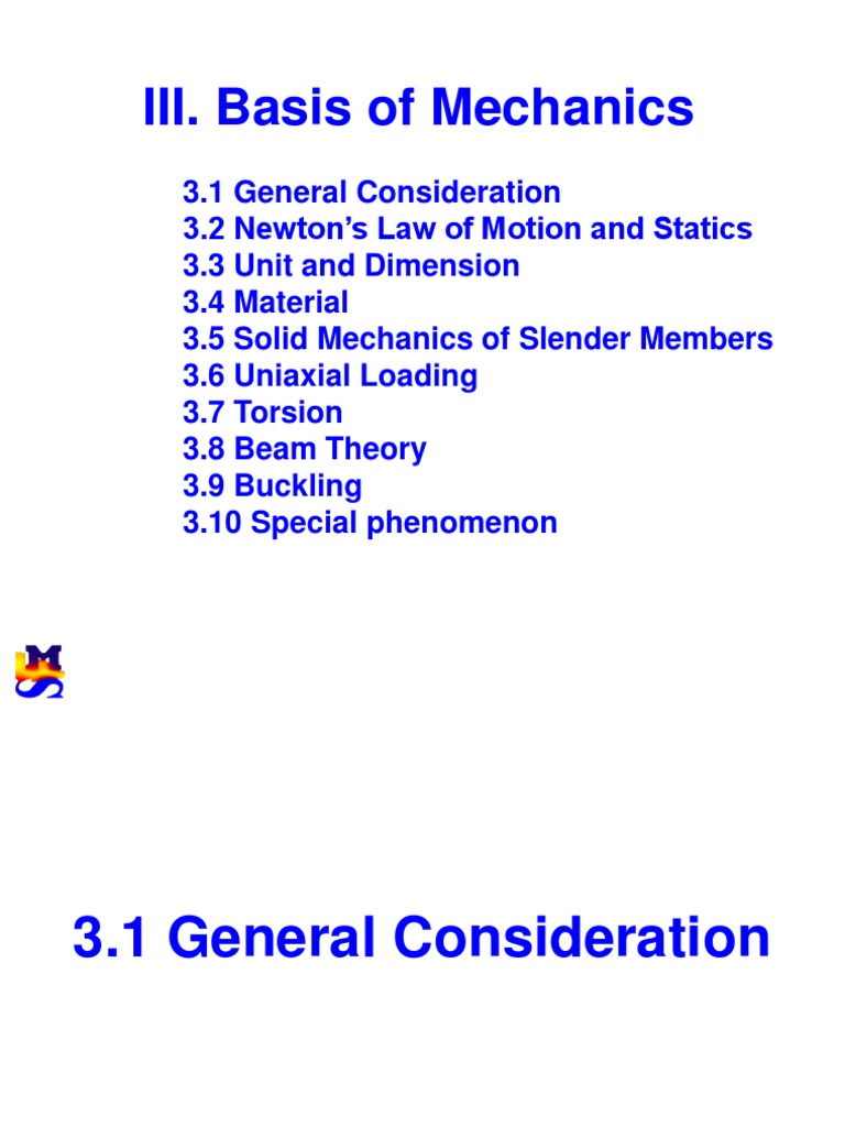 3 Mechanics PDF | PDF | Elasticity (Physics) | Deformation (Mechanics)