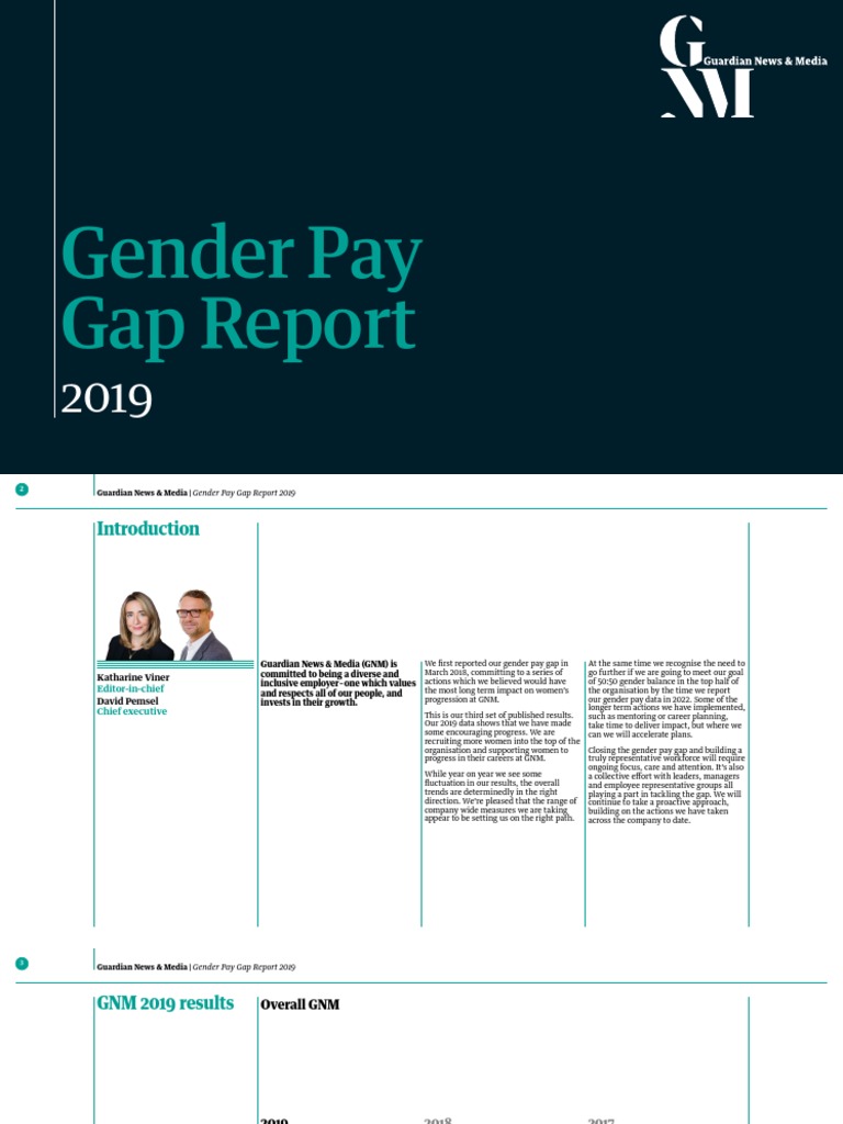 GNM Gender Pay Report 2019 | PDF | Gender Pay Gap | Recruitment