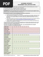 Unisa declaration form | PDF