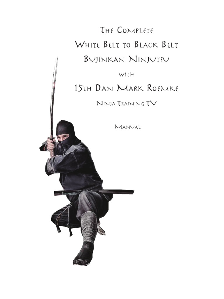 Training Guide Ninjutsu PDF | PDF | Combat Sports | East Asian Martial Arts