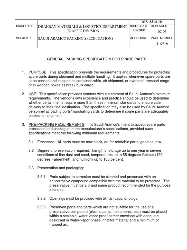 General Packing | PDF | Packaging And Labeling | Lumber