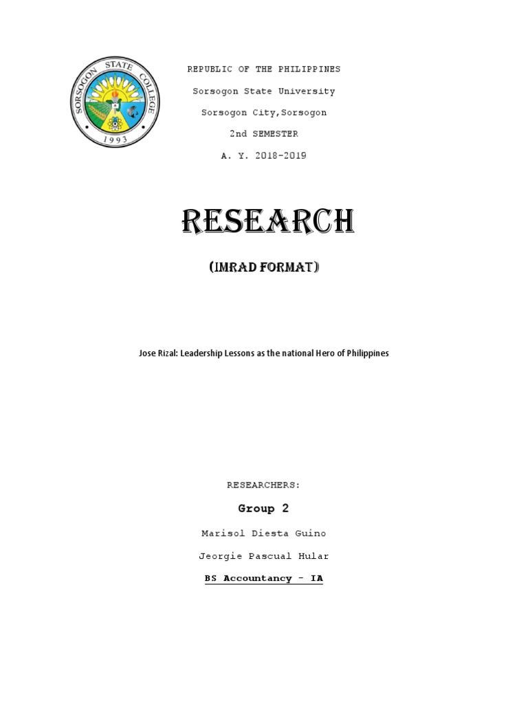 Sample Research Paper | PDF | Philippines