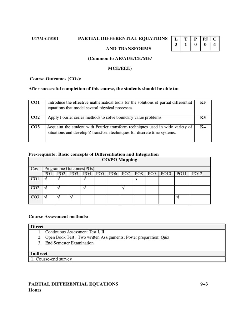 Mathematics R 18 | PDF | Numerical Analysis | Matrix (Mathematics)