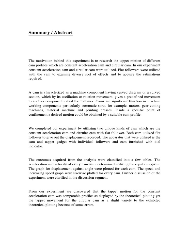 Summary / Abstract | PDF | Acceleration | Machines