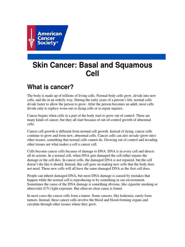 Skin Cancer | PDF | Sunscreen | Biopsy