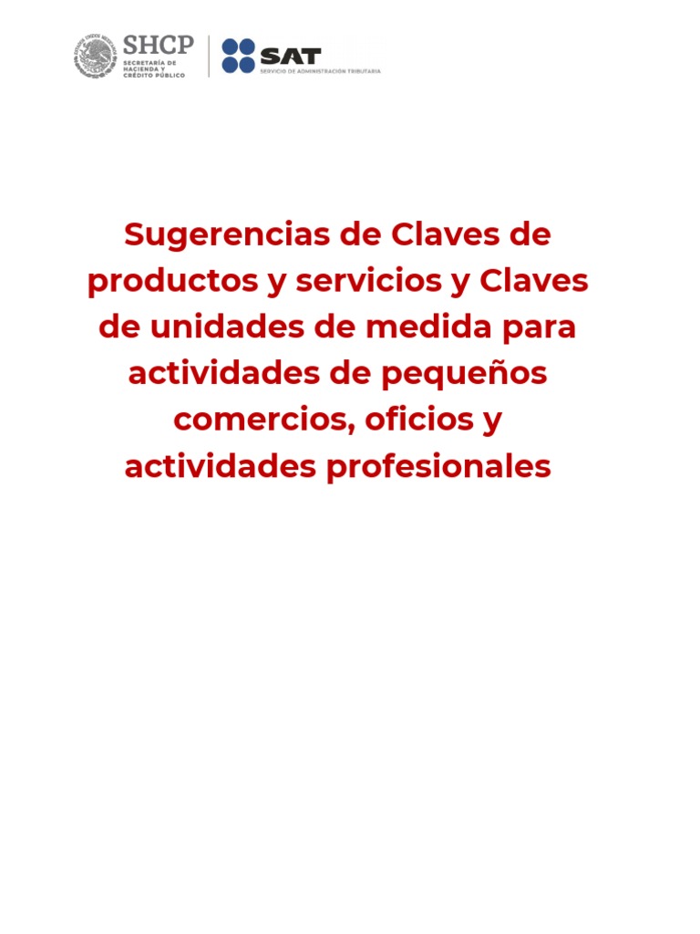 Ejemplos de Claves SAT PDF | PDF | Postres | Helado