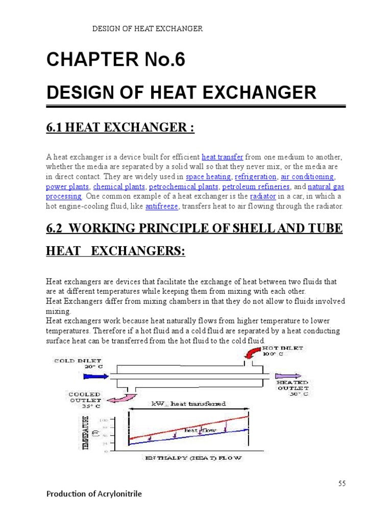 Heat Exchanger Design Overview | PDF | Heat Exchanger | Pipe (Fluid ...