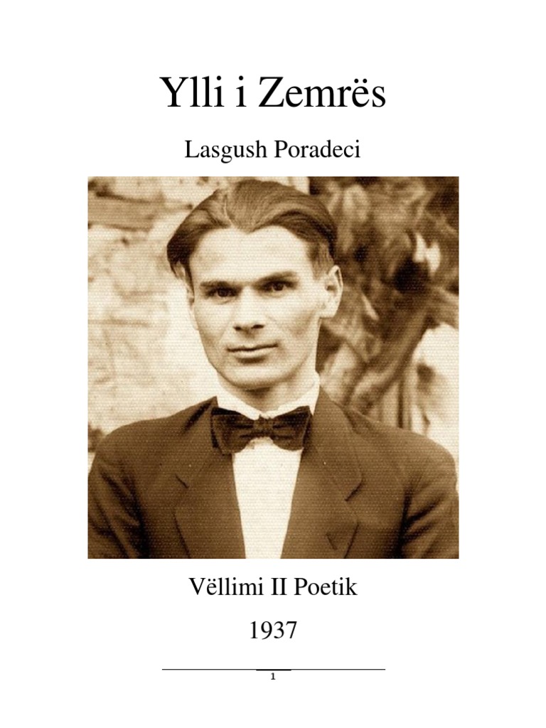 Ylli i Zemrës - Lasgush Poradeci - Vellimi 2 Poetik (1937)