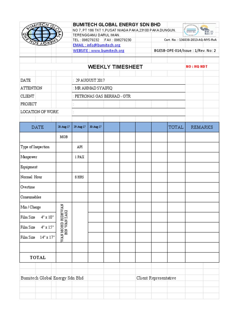 Timesheet Inspector - PGB GTR | PDF