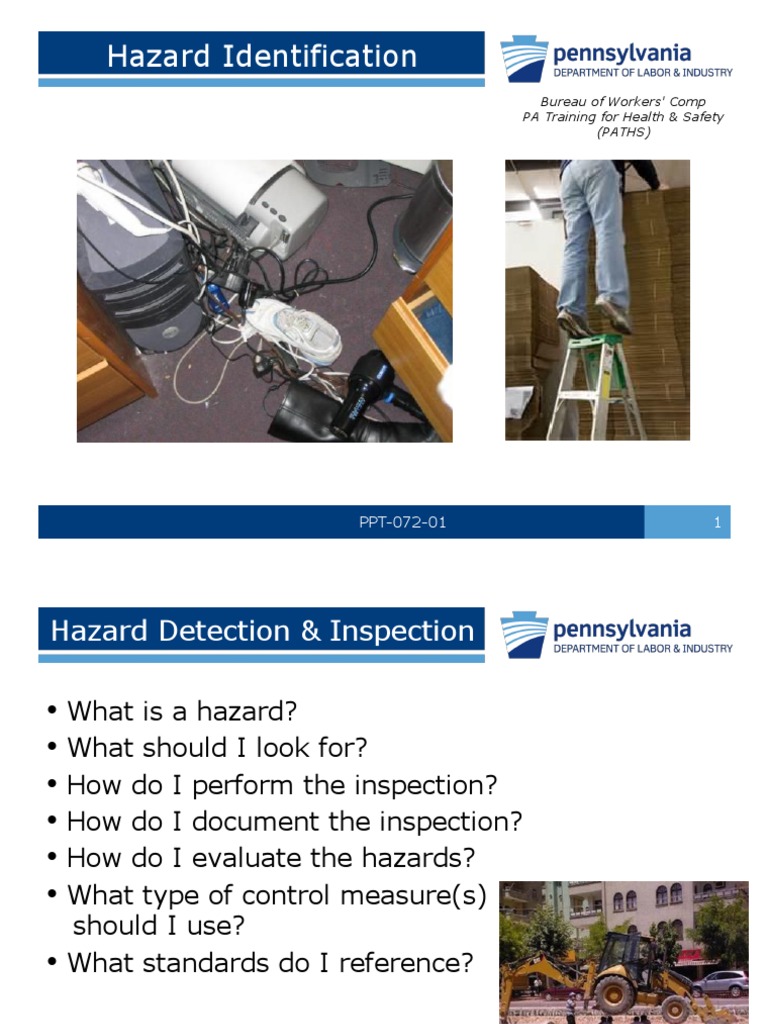 Hazard Identification and Control Guide | PDF | Personal Protective ...