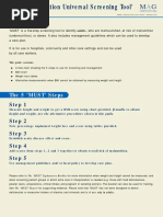 Modified STAMP Tool | PDF | Weight Loss | Diseases And Disorders