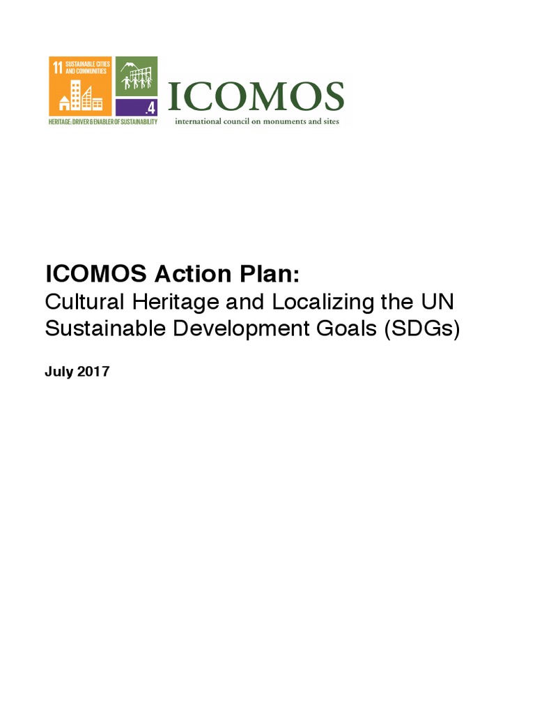 Icomos Action Plan:: Cultural Heritage and Localizing The Un ...