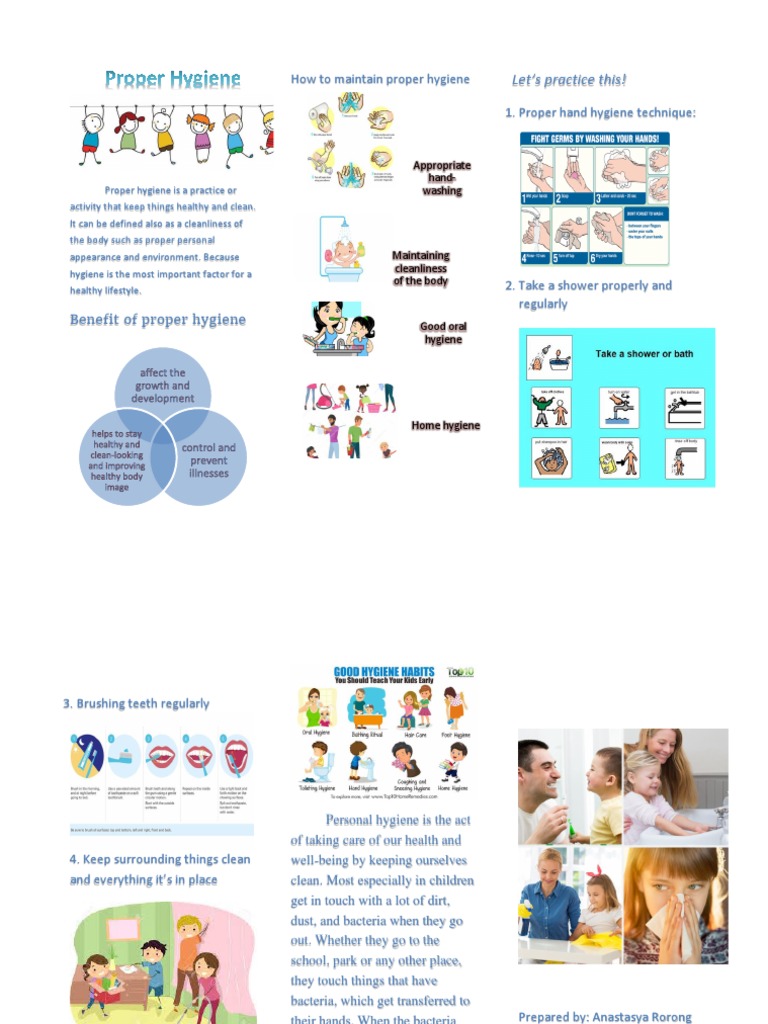 How To Maintain Proper Hygiene 1. Proper Hand Hygiene Technique | PDF