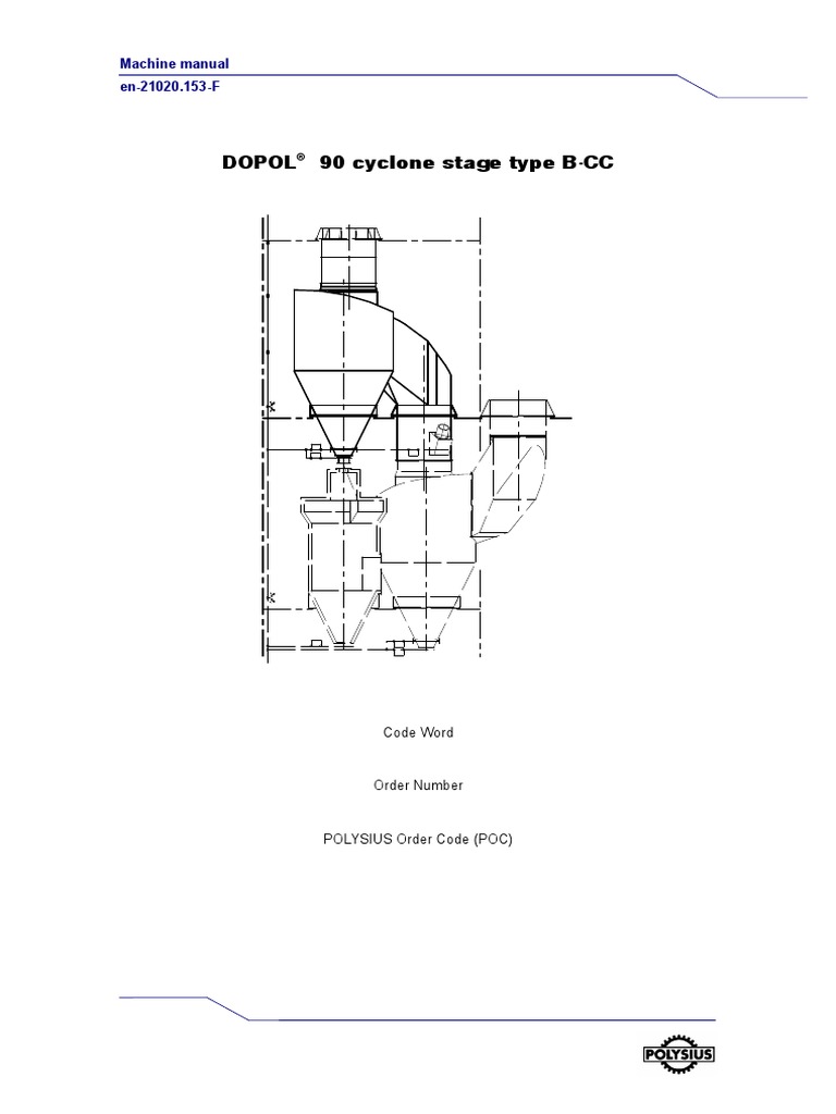 DOPOL® 90 Cyclone Stage Type B-CC | PDF | Switch | Refractory