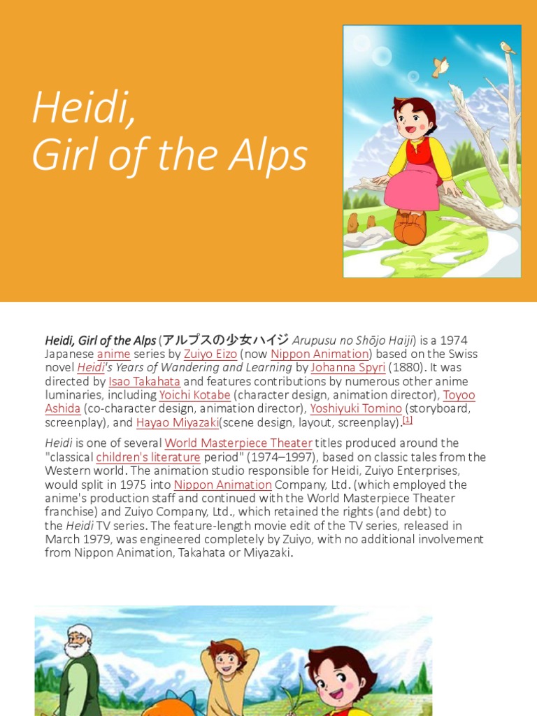 Heidi, Girl of The Alps | PDF | Travel | Art