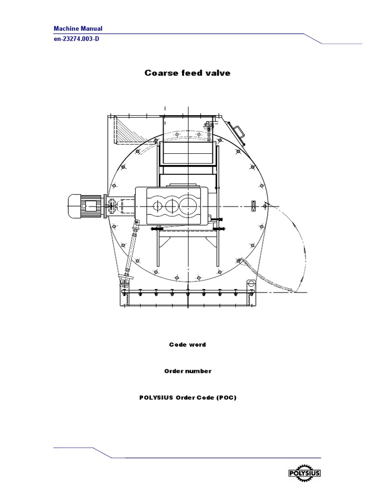 Coarse Feed Valve | PDF | Transmission (Mechanics) | Valve