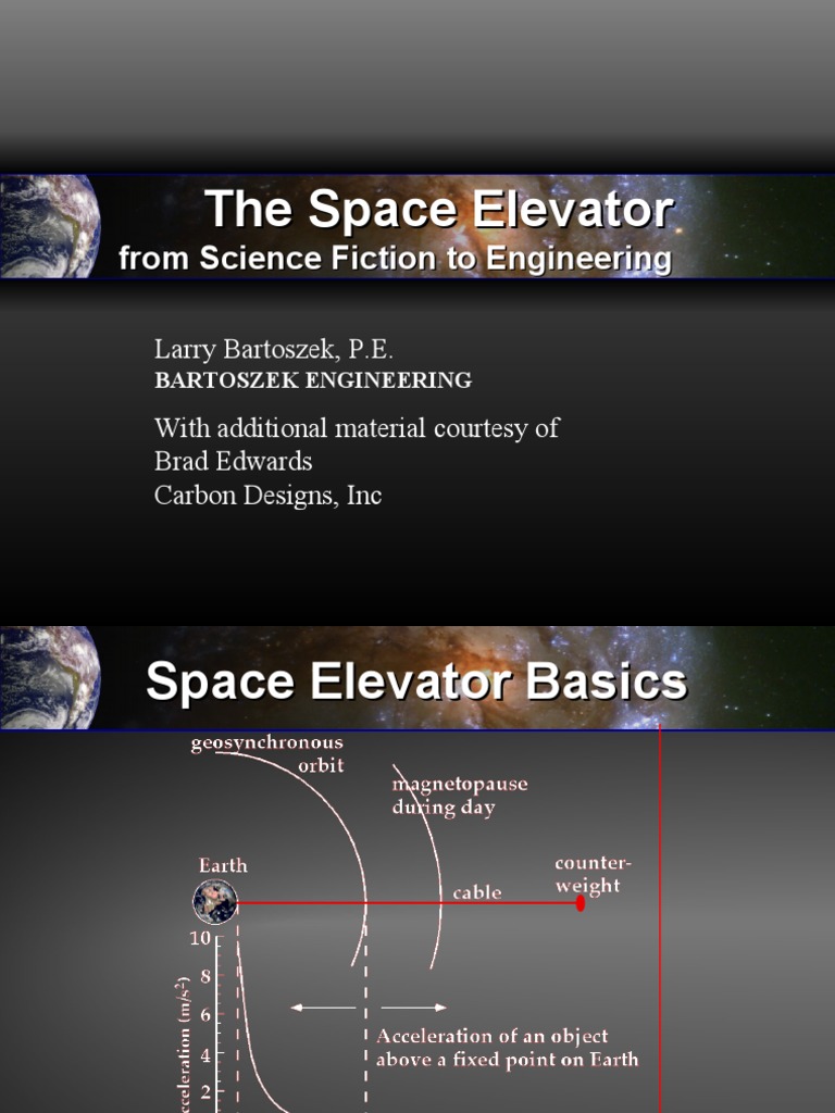 Space Elevator | PDF | Friction | Force