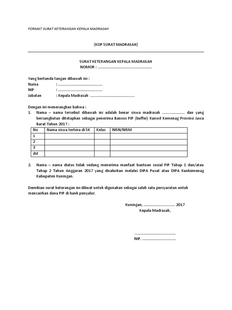 Contoh SK SPTJM | PDF