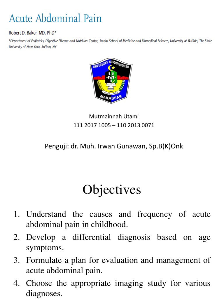 8319 - Akut Abdomen Pada Anak | PDF | Symptoms And Signs | Medicine