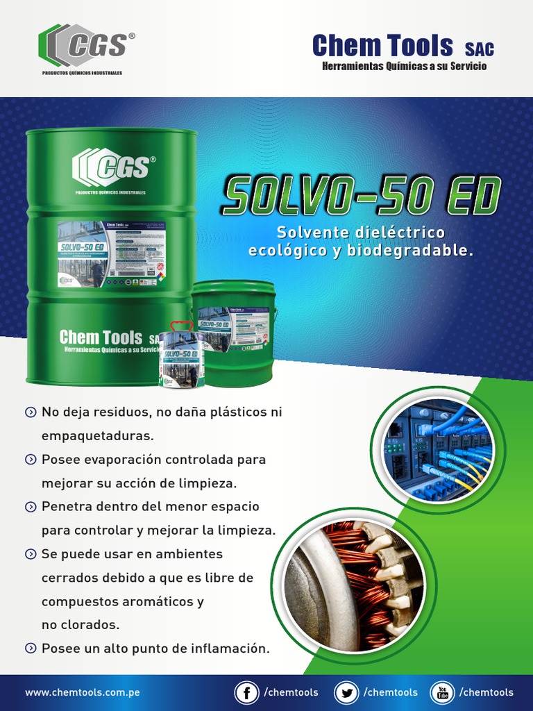 Ficha Cgs Solvo 50 Ed 2018 | PDF | Solvente | Clorofluorocarbono