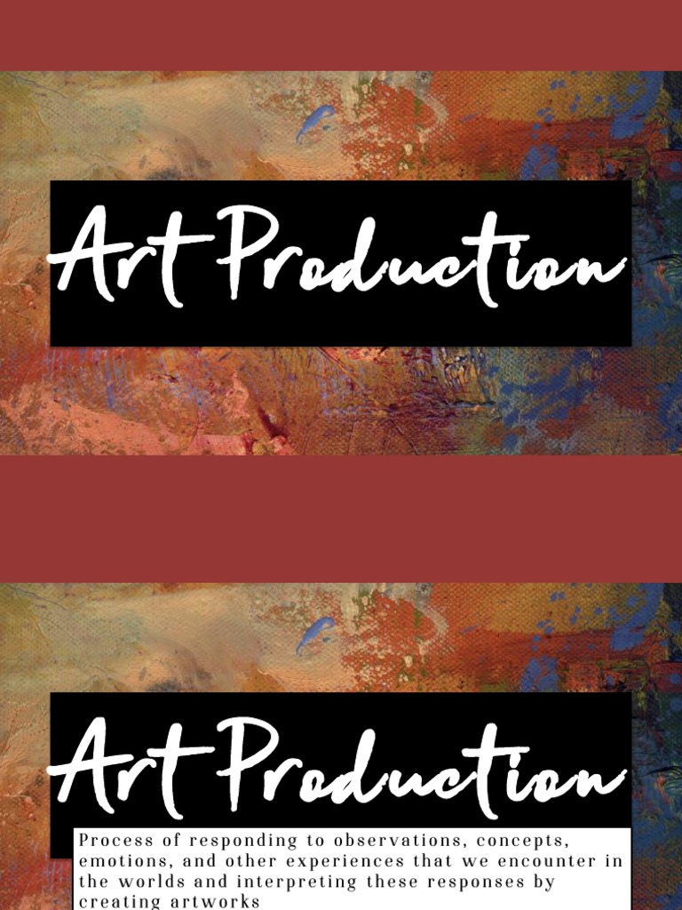 Art Production | PDF