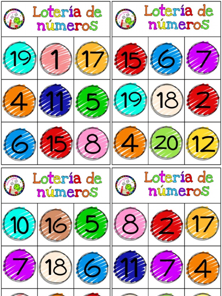 Loteria de Numeros-1 | PDF